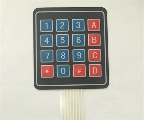 How To Interface Keypad 4x4 2d With Arduino 7 Steps Instructables