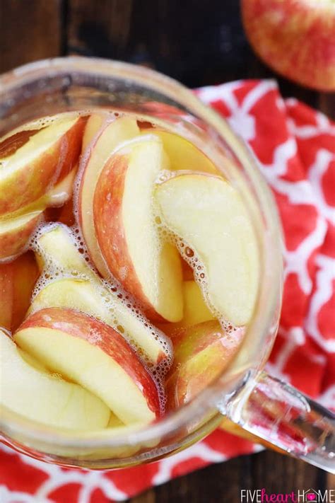 Sparkling Apple Cider Sangria • Fivehearthome