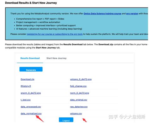 用网站处理非靶代谢组数据 知乎