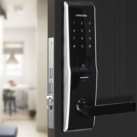 Купить электронный замок с отпечатком пальца Samsung SHS-H705/5230 ...