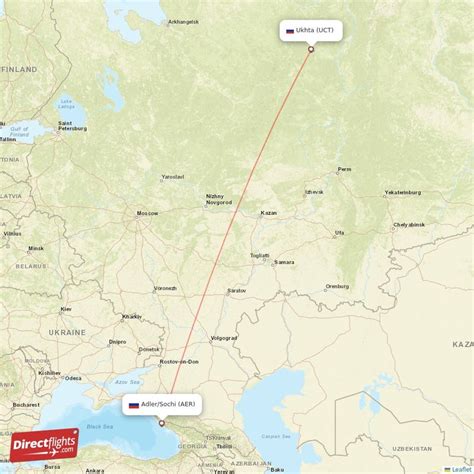Direct Flights From Ukhta To Adlersochi Uct To Aer Non Stop