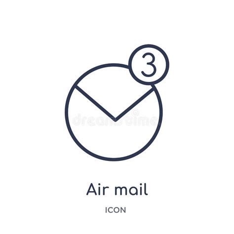 Linear Air Mail Icon From Delivery And Logistic Outline Collection