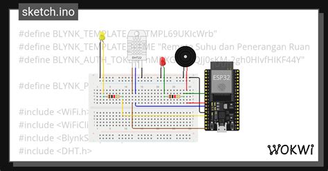 Remote Suhu Dan Penerangan Ruangan Wokwi Esp32 Stm32 Arduino Simulator
