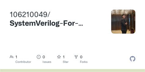 Github 106210049systemverilog For Verification
