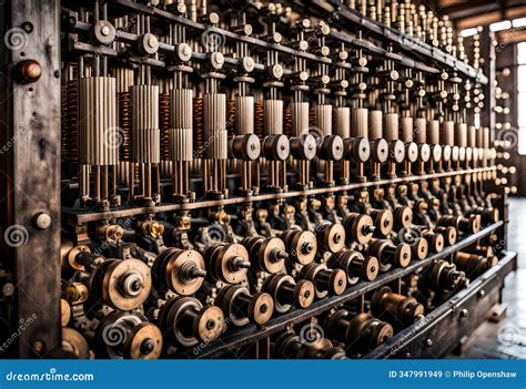 Fantasy Illustration Of A 19th Century Difference Engine Type