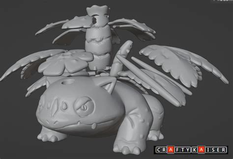 3d File Bulbasaur Mega Pack・template To Download And 3d Print・cults