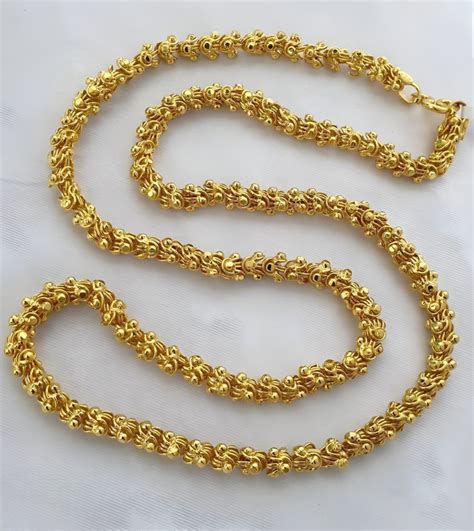 South Indian Gold Chain Designs For Women
