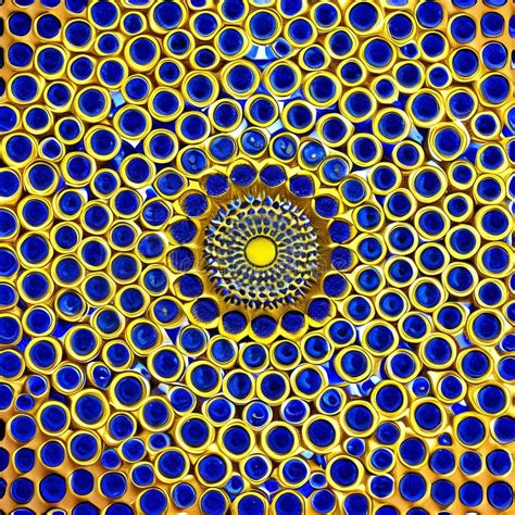 Circular Symphony Ii Another Image Of A Geometric Pattern Created With Circles But In A