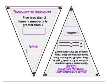 Solve And Write Equations And Inequalities By Ttech TpT