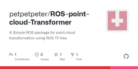 GitHub Petpetpeter ROS Point Cloud Transformer Simple ROS Package For Point Cloud