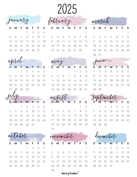 2025 Calendar Cute Printable Planner By Mellissa Johnson Calendar