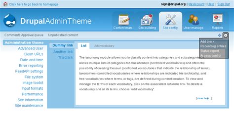 Make Drupal Interface More Usable 211075 Make Drupal Interface More Usable 211075