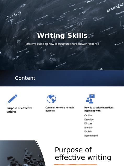 Knowing The Directive Verb Pdf Self Improvement