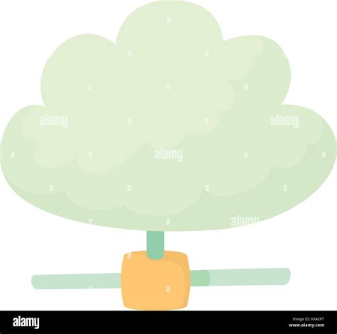 Cloud Database Icon Cartoon Style Stock Vector Image And Art Alamy