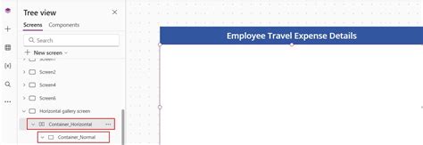 create a horizontal scrollable gallery in power apps