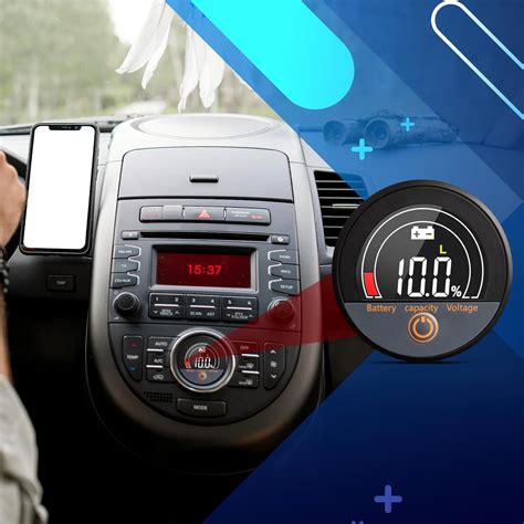 Waterproof Ip67 Battery Capacity Voltage Meter 12v Barbados Ubuy