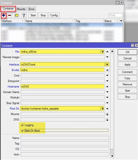 Mikrotik Mdns Repeater Als Docker Container Auf Dem Router Arm Arm64