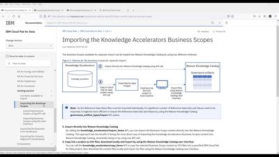 Importing The Knowledge Accelerators Business Scopes IBM MediaCenter