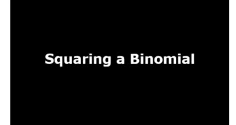 Squaring A Binomial Example 1 Algebra Shorts Shorts Youtubeshorts Maths Mathematics