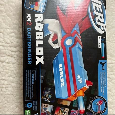 Hasbro Toys Nerf Roblox Mm Dartbringer Dart Blaster Includes Virtual Code Elite Darts