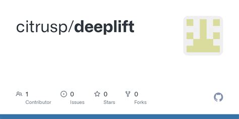 Github Citruspdeeplift