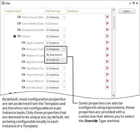 Geo Scada Expert Tutorial Configure The Group Template To Allow Additional Property Overrides