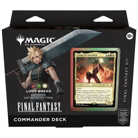 Pre Order Magic The Gathering Final Fantasy Limit Break Commander Deck