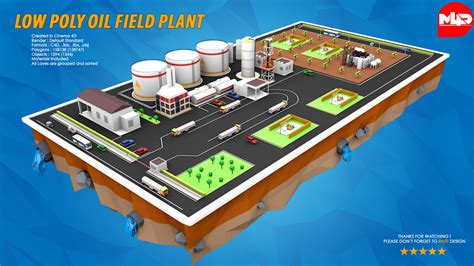 Oil Field Plant Pumps 3d Model Turbosquid 1159084