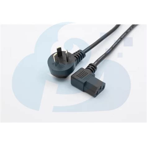 Australian Three Pin Right Angle Plug Power Cable Fengyun Electronics