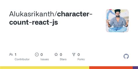 Github Alukasrikanth Character Count React Js