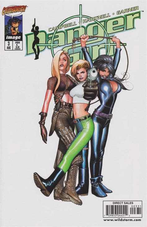 Danger Girl 1998 3 Vf Nm Travis Charest Variant Cover Cliffhanger