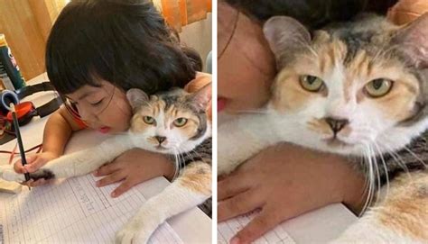 딸이 숙제 열심히 하고있는지 궁금했던 엄마가 방문 열었다가 마주한 상황