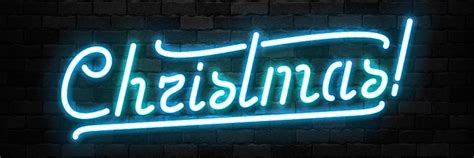 벽 배경에 덮고 템플릿 장식 및 초대 프로모션크리스마스 로고의 벡터 현실적인 고립 된 네온 기호 새해 복 많이 받으시고의 개념입니다 12월에 대한 스톡 벡터 아트 및 기타