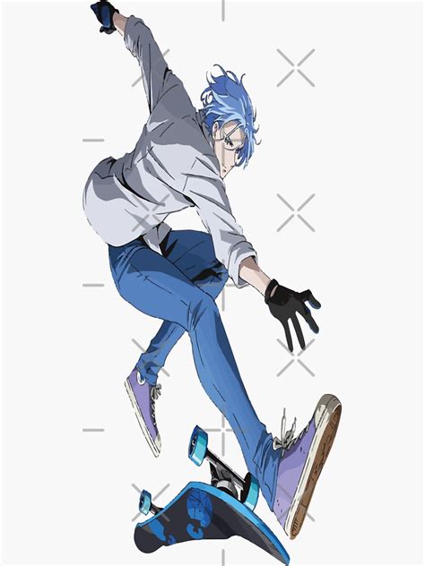 Sk8 The Infinity Langa Sticker For Sale By Gtoluffy Redbubble