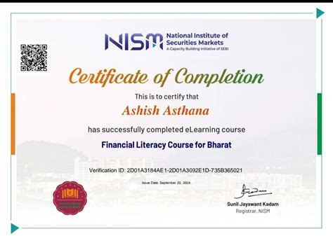 Ashish Asthana On Linkedin Financialliteracy Nism