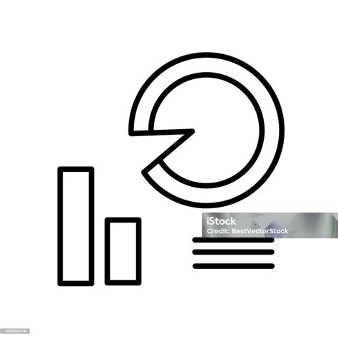차트 아이콘 벡터에 고립 된 흰색 배경 차트 기호 선 또는 선형 기호 개요 스타일에서 요소 디자인 0명에 대한 스톡 벡터 아트 및 기타 이미지 Istock