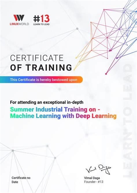 Summer Industrial Training In Ml 2024 Linuxworld