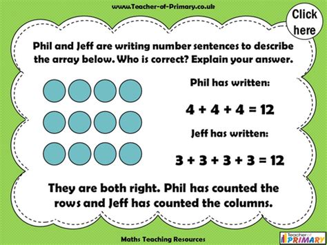 making arrays year 1 teaching resources