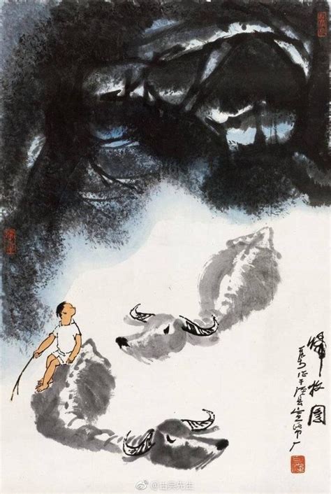 潑墨山水隱於詩九組古典字畫品析 每日頭條