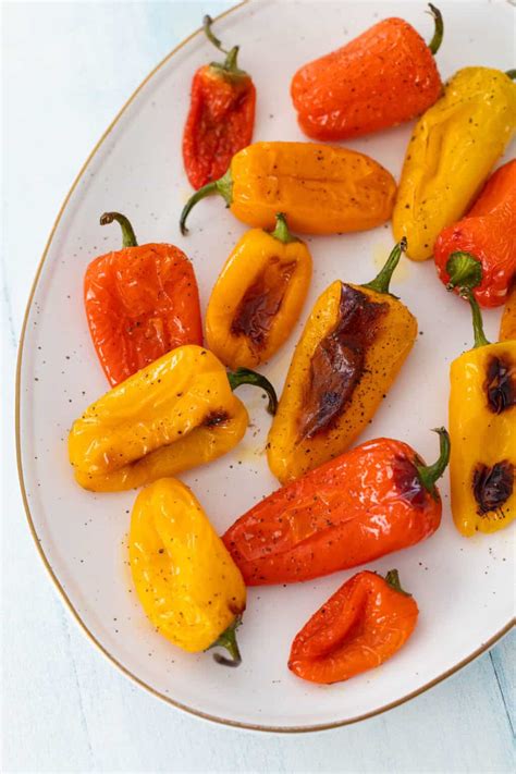 Roasted Mini Peppers Oven Or Air Fryer
