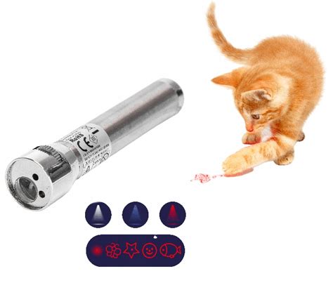 LASER dla kota WSKAŹNIK LASEROWY LATARKA USB 3w1 13210996678 - Allegro.pl