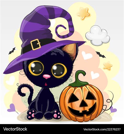 Halloween Cartoon Cats