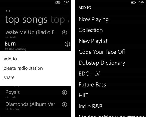 How To Create And Manage Xbox Music Playlists On Windows Phone And Windows Windows Central
