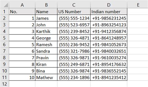 How To Format A Phone Number In Excel Spreadcheaters