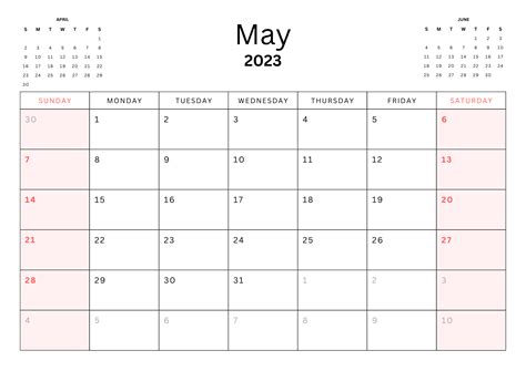 May 2023 Calendar Template Free Download Speedy Template