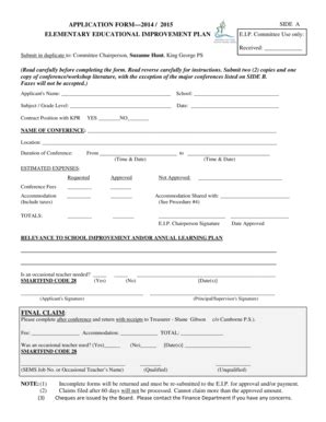 Fillable Online EIPApplication Revised Sept 2014 Fax Email Print PdfFiller