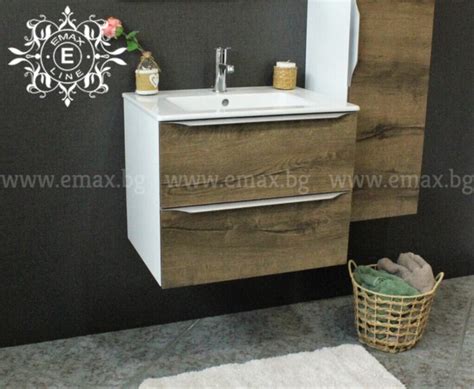 Шкаф за баня дървесен ПВЦ шкаф дървесен Дървесен плот баня