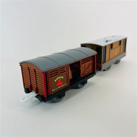 Thomas And Friends Toby Trackmaster Train Engine Apple Cargo Car 19972005 4688288591