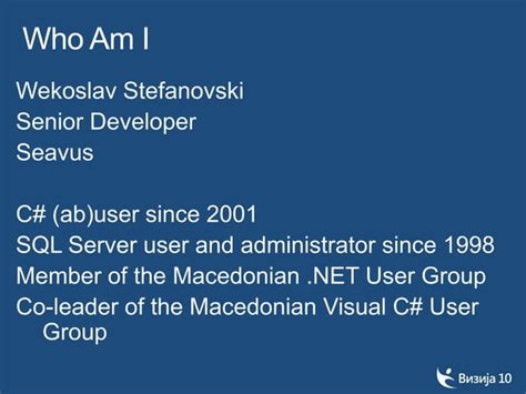 Entity Framework 5 Code First PPT