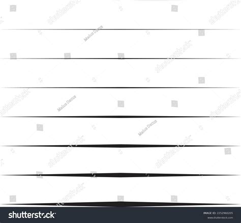 Horizontal Line Collection Hand Drawn Divider Stock Vector Royalty Free Shutterstock